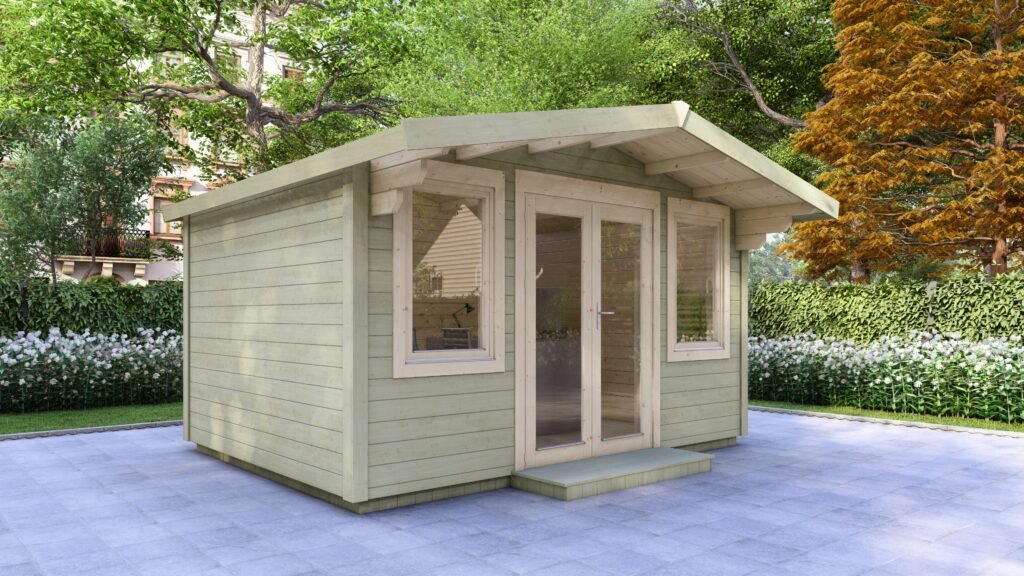 Galway Log Cabin 4m x 3m - Log Cabins & Homes -MyCabin.ie