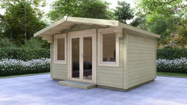 Galway Log Cabin 4m x 3m - Log Cabins & Homes -MyCabin.ie