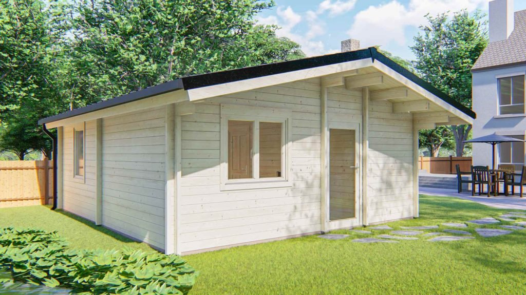 Longford Log Cabin 4m x 3m - Log Cabins & Log Homes -MyCabin.ie