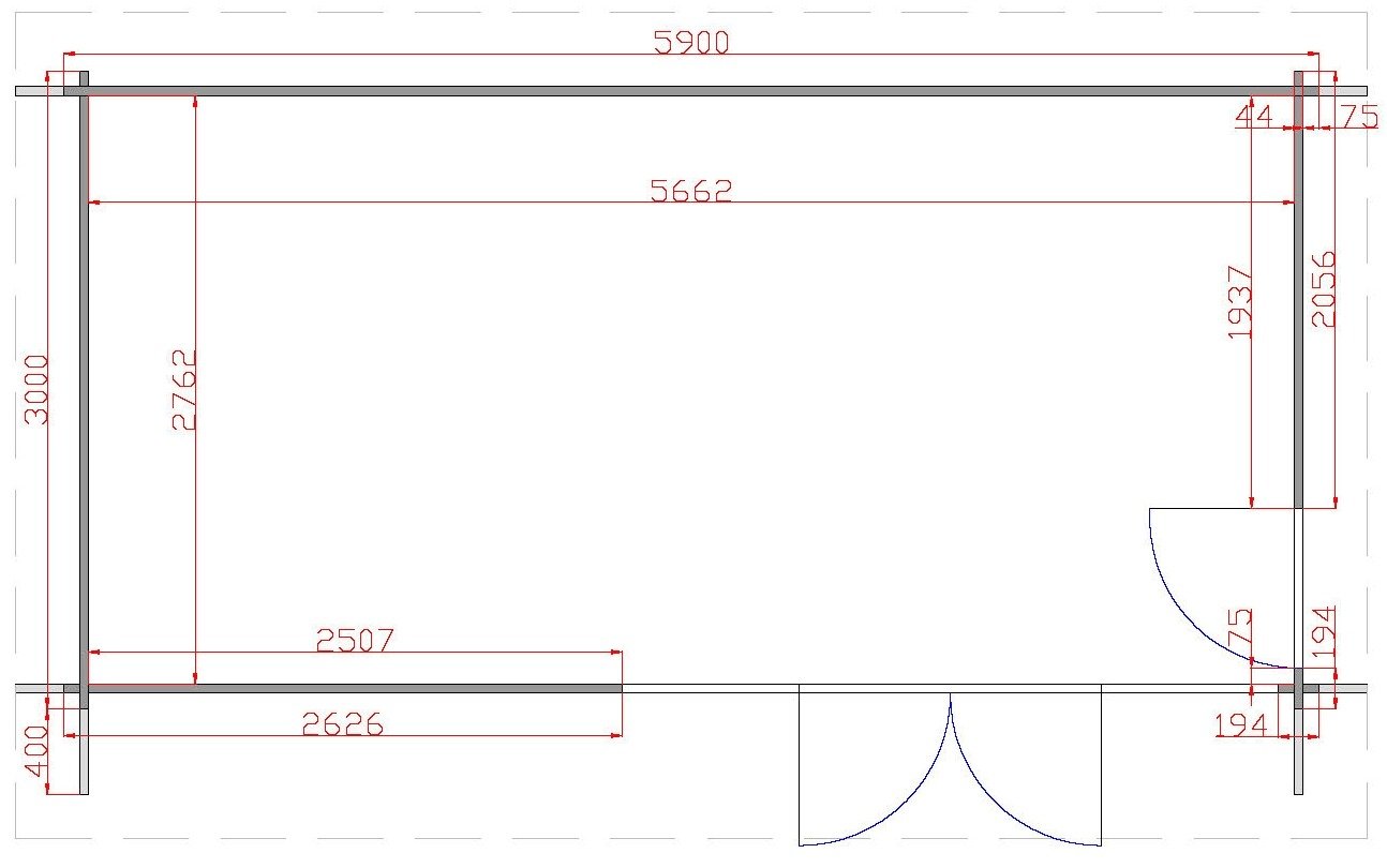 Dingle Log Cabin 5.9m x 3m - Log Cabins & Homes -MyCabin.ie
