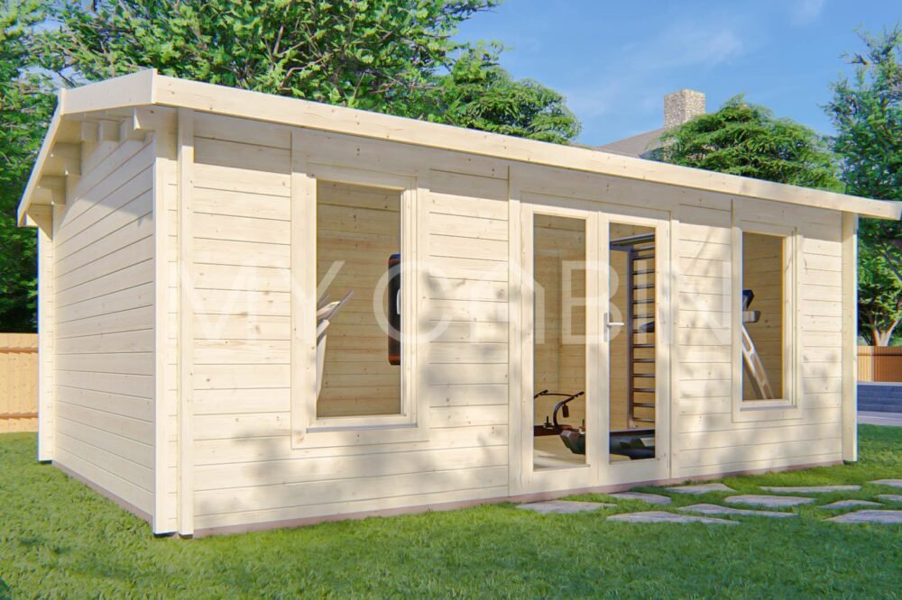 Longford Log Cabin 4m x 3m - Log Cabins & Homes -MyCabin.ie