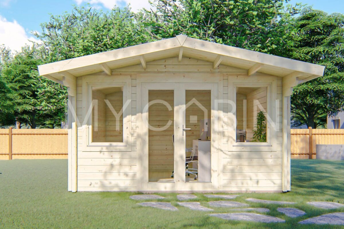 Galway Log Cabin 4m x 3m - Log Cabins & Homes -MyCabin.ie
