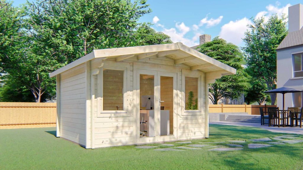 Galway Log Cabin 4m x 3m - Log Cabins & Homes -MyCabin.ie