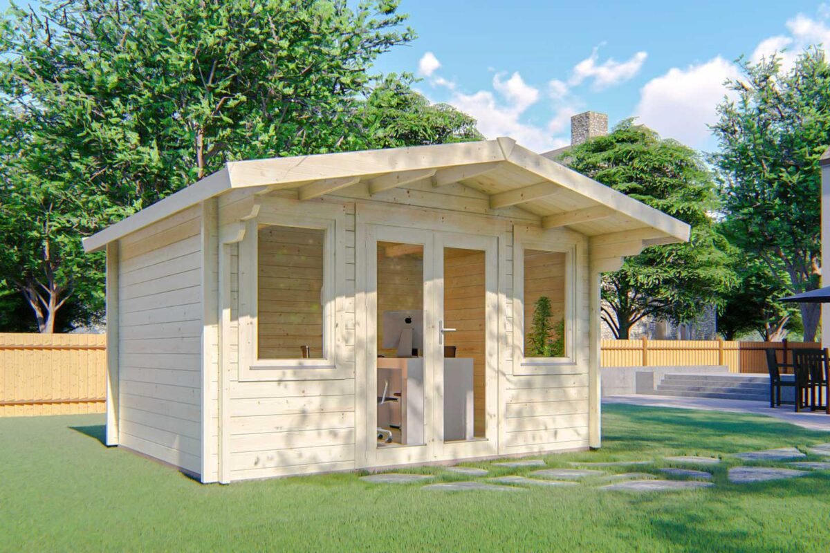 Galway Log Cabin 4m x 3m - Log Cabins & Homes -MyCabin.ie