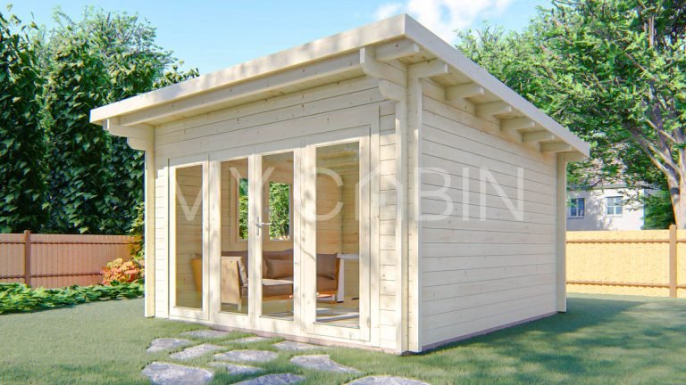 Kildare Log Cabin 4m x 3m - Log Cabins & Homes -MyCabin.ie