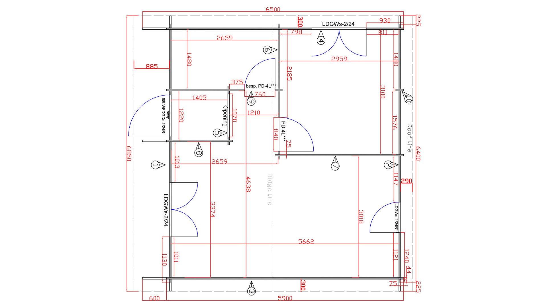 One Bedroom B2 Log Cabin 6.4m x 5.9m - Log Cabins & Homes -MyCabin.ie
