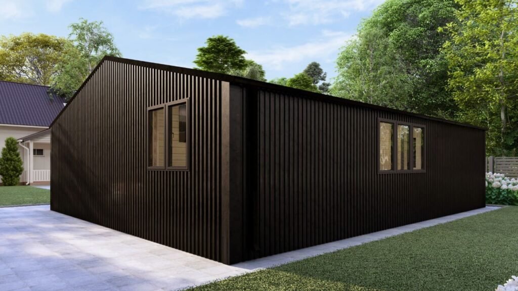 Barn Style Three Bedroom L Log Cabin 10m x 8.26m - Log Cabins & Homes ...