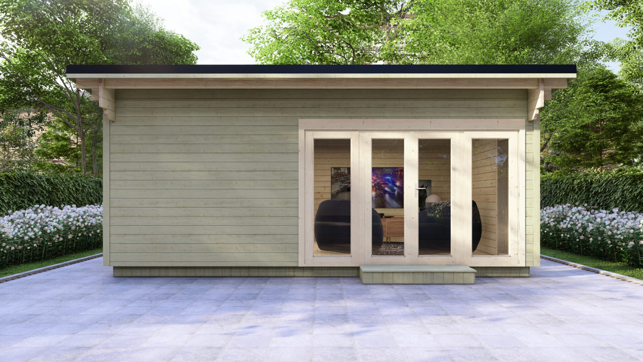 Dingle Log Cabin 5m x 4m - Log Cabins & Homes -MyCabin.ie