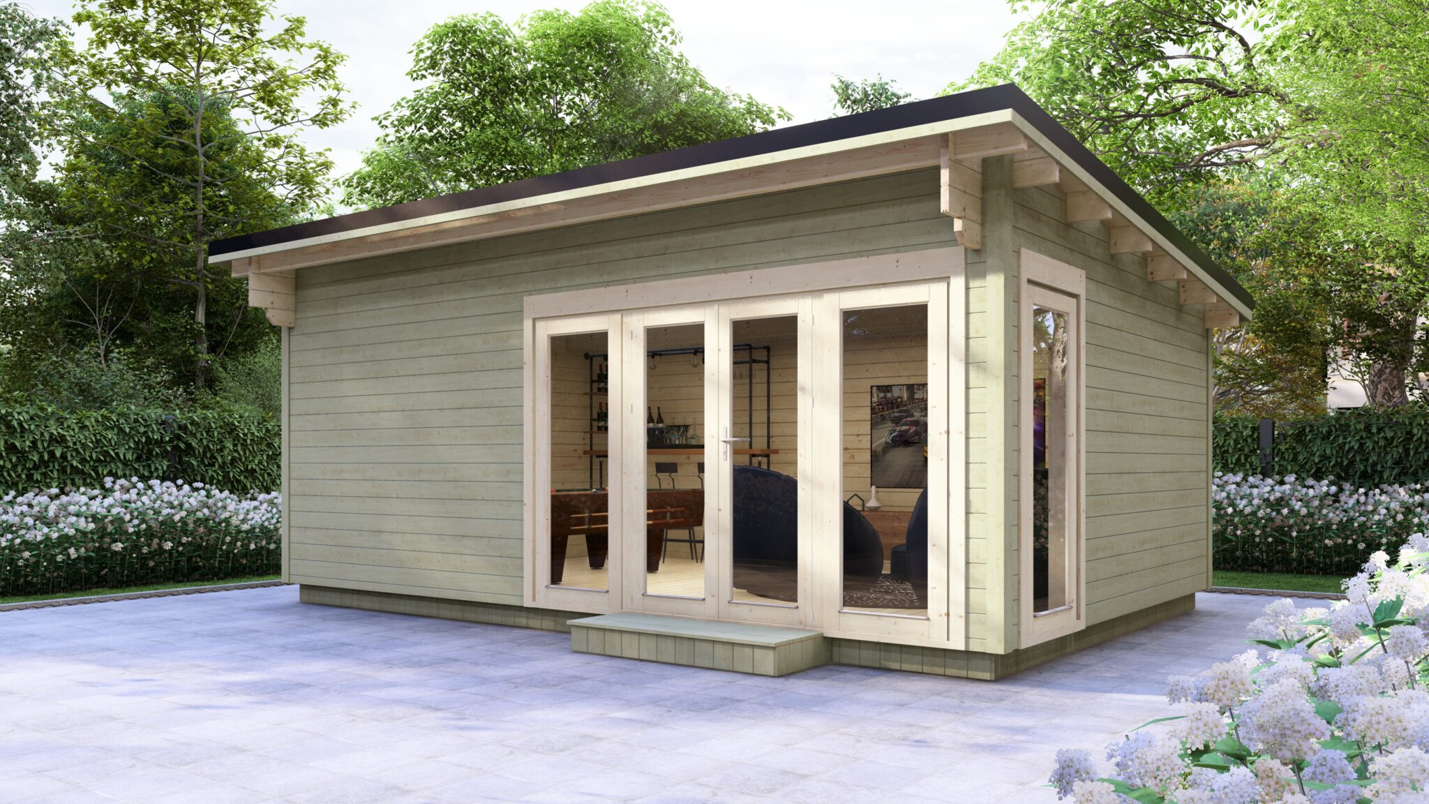 Dingle Log Cabin 5m x 4m - Log Cabins & Homes -MyCabin.ie