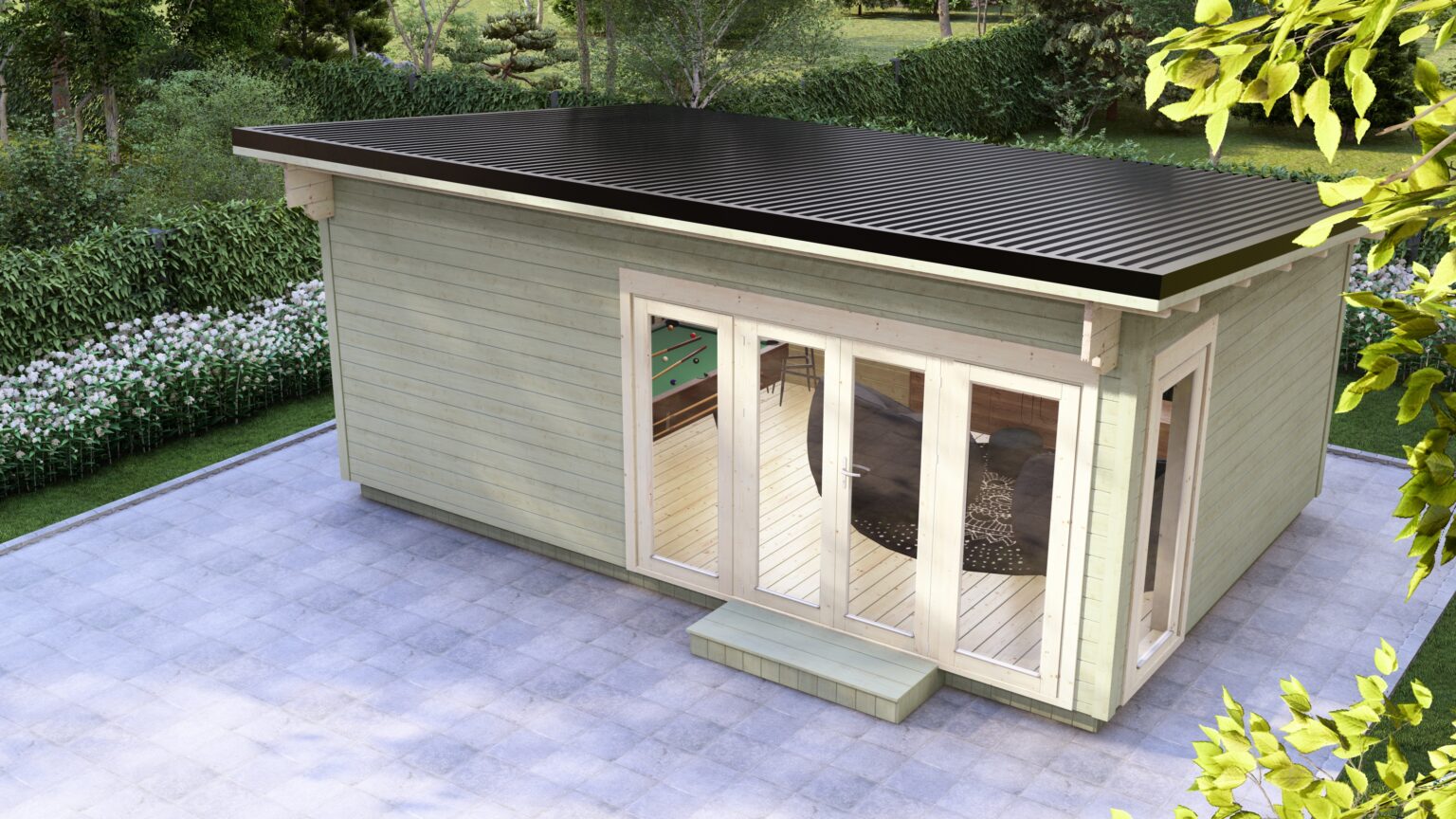 Dingle Log Cabin 5m x 4m - Log Cabins & Homes -MyCabin.ie